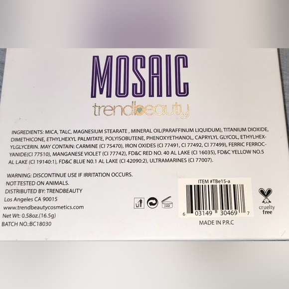 Makeup | Trend Beauty Mosaic Eyeshadow Palette | Poshmark